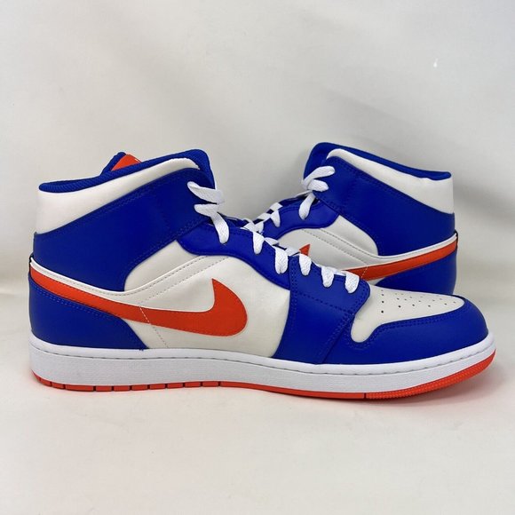 Jordan | Shoes | Nike Air Jordan Retro Mid Basketball Shoes Knicks Blue ...